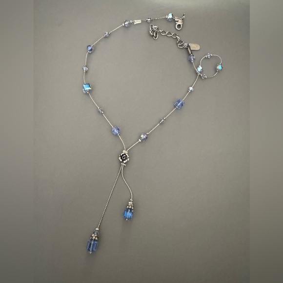 Dabby Reid | Jewelry | New Dabby Reid Blue Crystal Heidi Necklace ...
